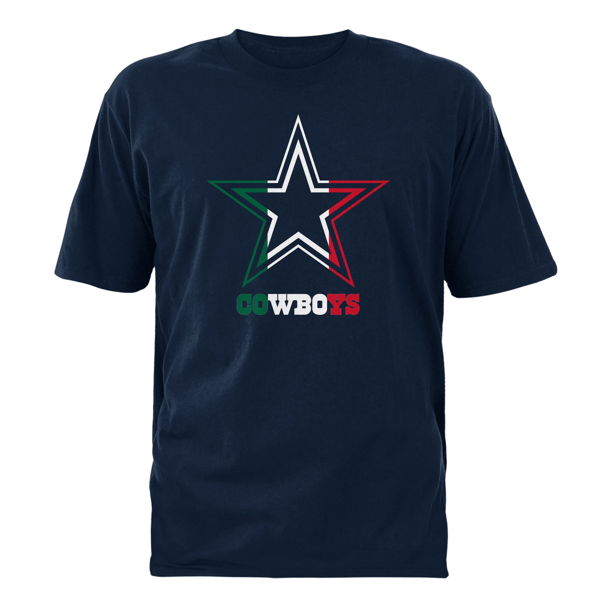 Playera Dallas Cowboys Edición México – Estrella Tricolor – Dallas ...